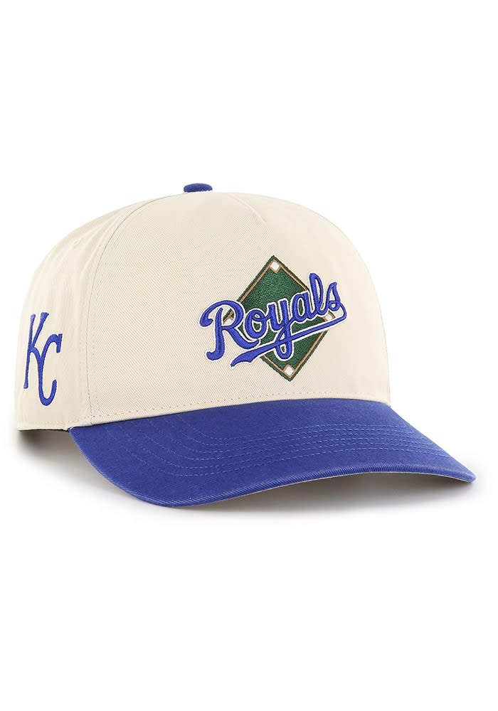 47 Kansas City Royals TAN Base Knock Hitch Adjustable Hat - 48015409