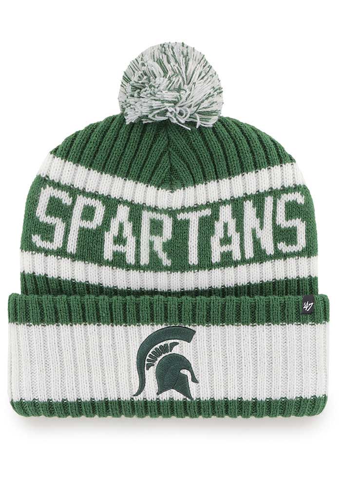 Michigan State Spartans 47 GREEN Bering Cuff Knit Knit Hat - 48016103