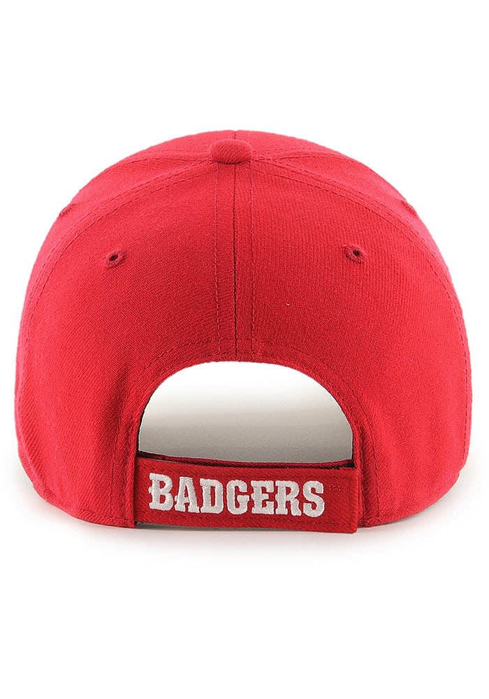 47 Wisconsin Badgers Red MVP Adjustable Hat - 48016551