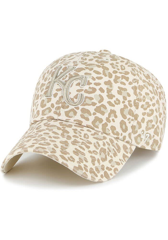 Kansas City Royals 47 Womens TAN Panthera Clean Up Adjustable Hat ...