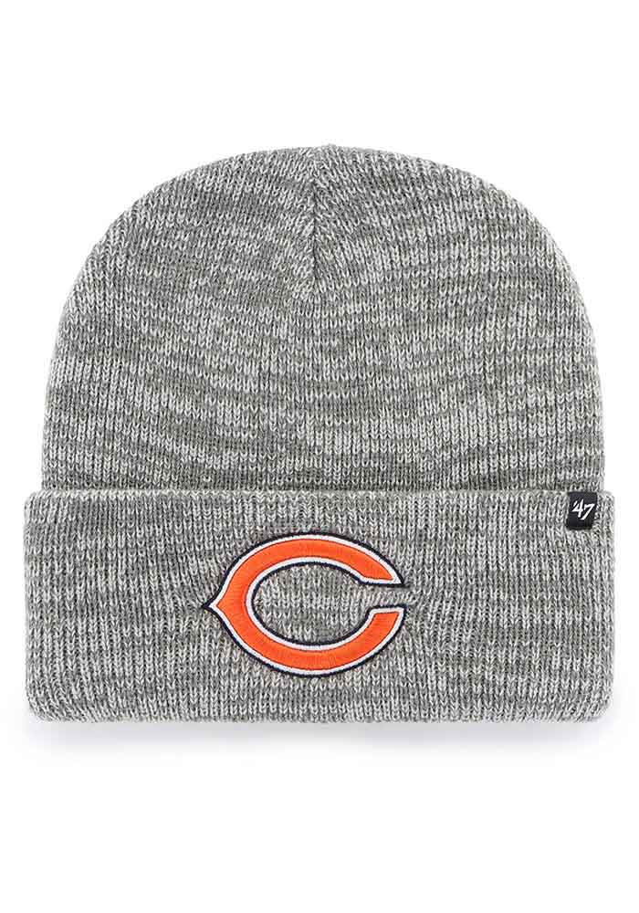 Chicago Bears 47 NAVY Brain Freeze Cuff Design Knit Hat - 48017156