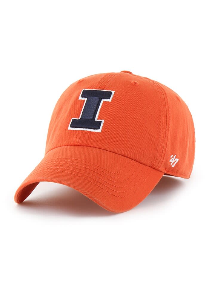 Illinois Fighting Illini Mens Classic Franchise ORANGE 47 Fitted Hat ...
