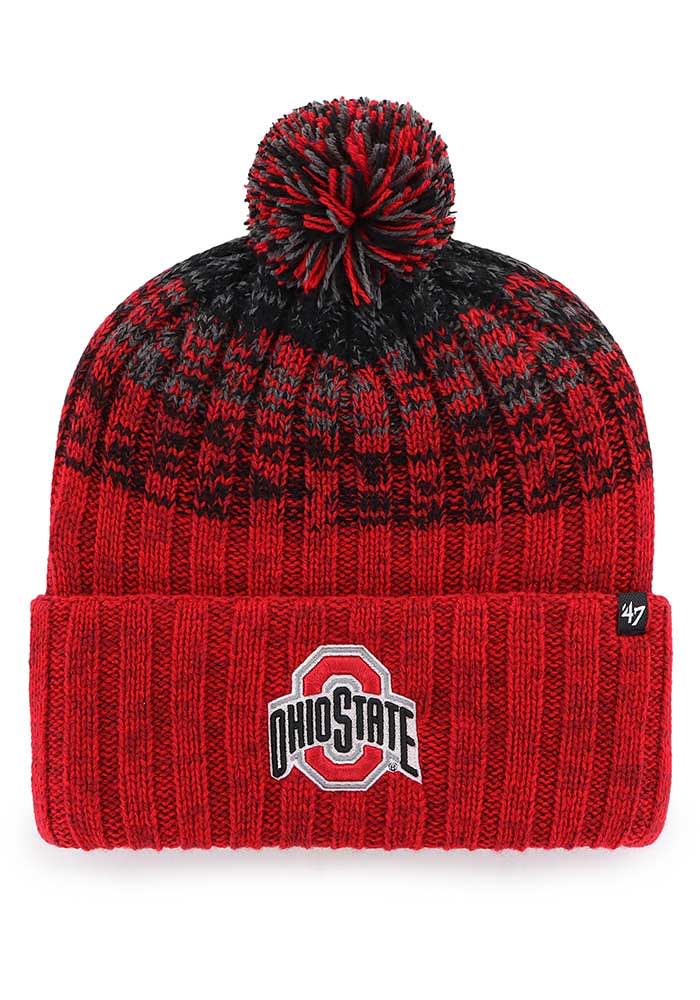 Ohio State Buckeyes Cascade Cuff Youth Red 47 Youth Knit Hat - 48018990