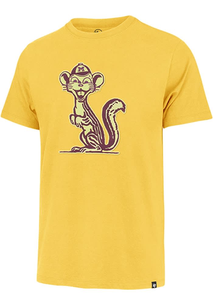 47 GOLD Minnesota Golden Gophers Franklin Fieldhouse Short Sleeve ...