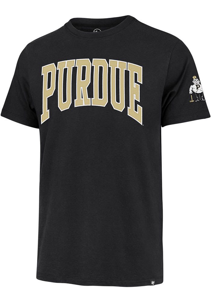 47 Purdue Boilermakers BLACK Ace Fieldhouse Short Sleeve Fashion T ...