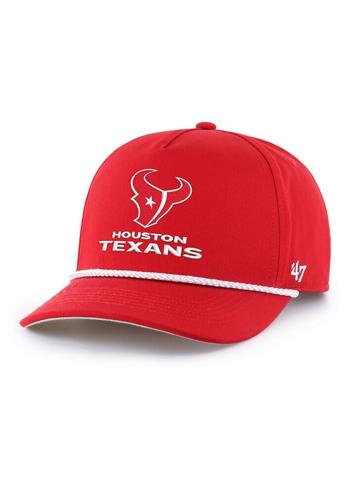 47 Houston Texans Red Relaxed Fit Rope Hitch Adjustable Hat - 48019731