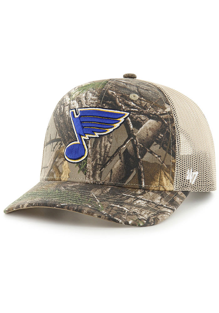 47 St Louis Blues BROWN REALTREE 47 TRUCKER Adjustable Hat - 48019801