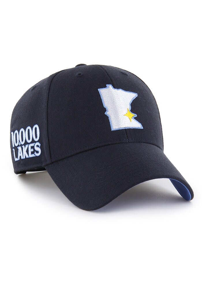 47 Minnesota Twins NAVY City Connect Double MVP Adjustable Hat - 48020601