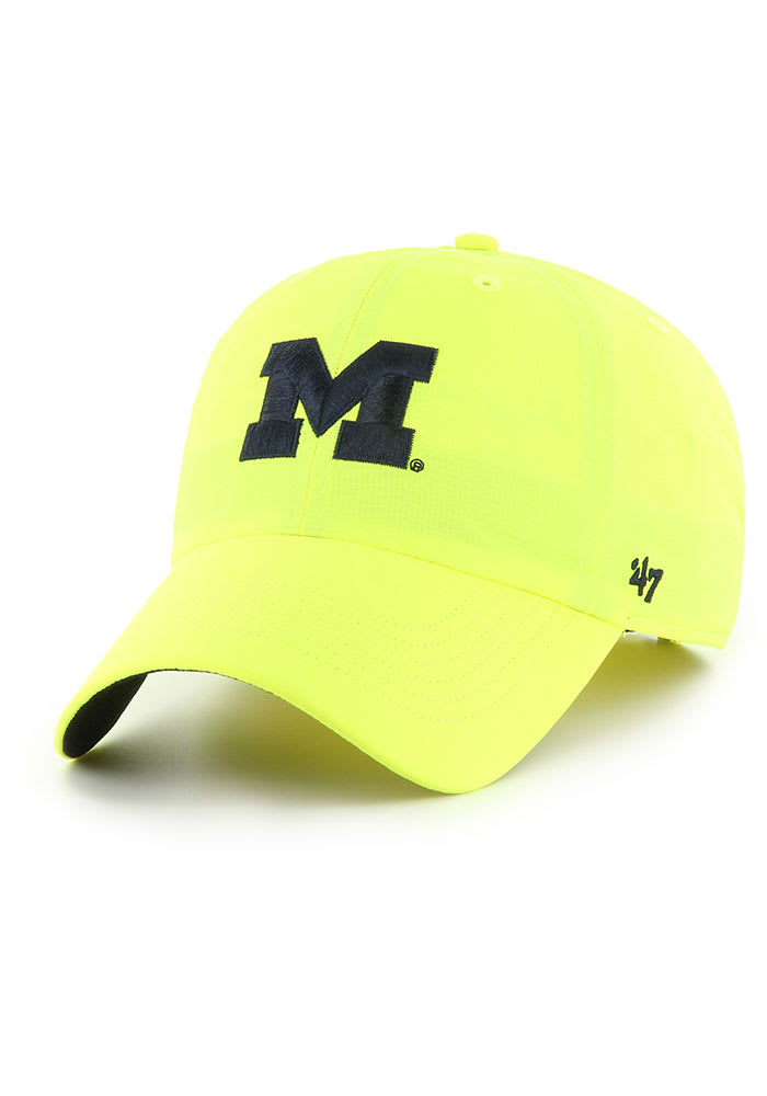 47 Michigan Wolverines YELLOW Brrr Clean Up Adjustable Hat - 48021346