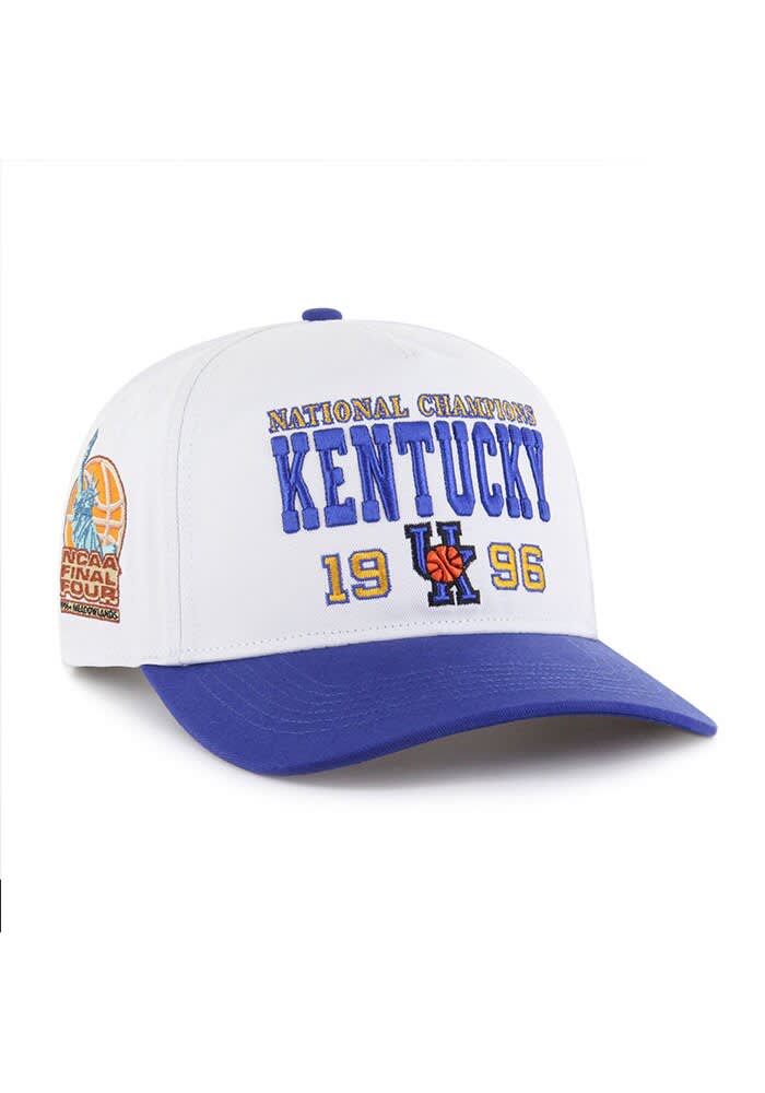 47 Kentucky Wildcats White Victor Hitch Adjustable Hat - 48022171