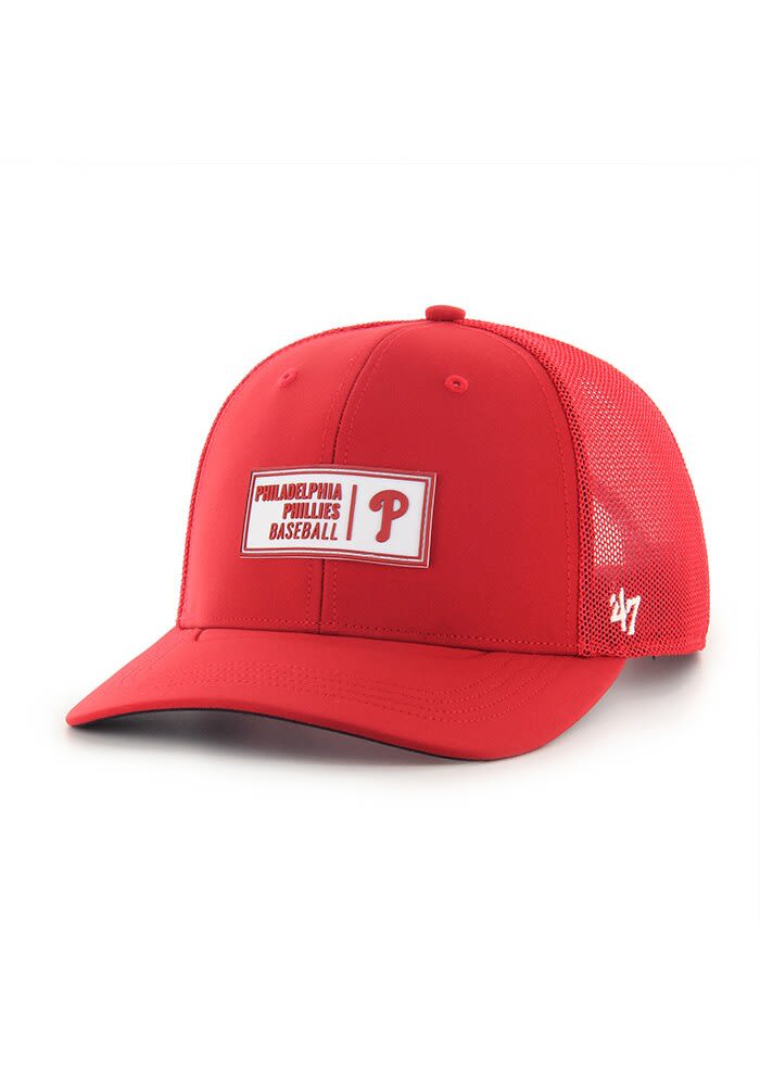 47 Philadelphia Phillies Red Cypher Trucker Adjustable Hat - 48023164