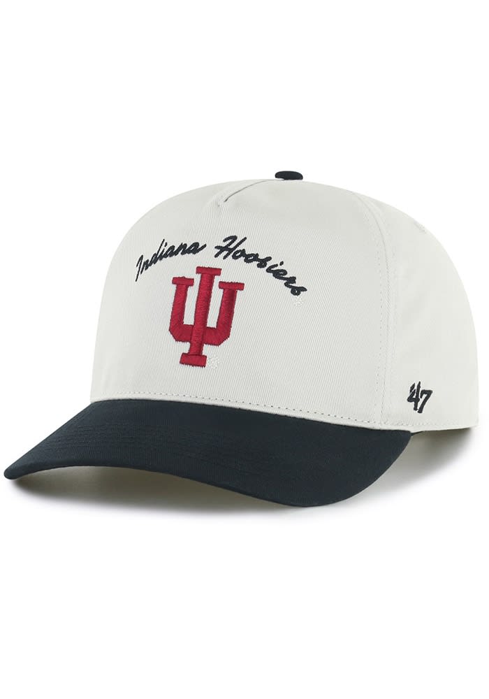 47 Indiana Hoosiers IVORY Stable Hitch Adjustable Hat - 48023319