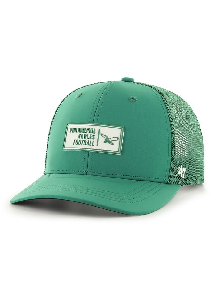 47 Philadelphia Eagles KELLY Retro Cypher Trucker Adjustable Hat - 48023984