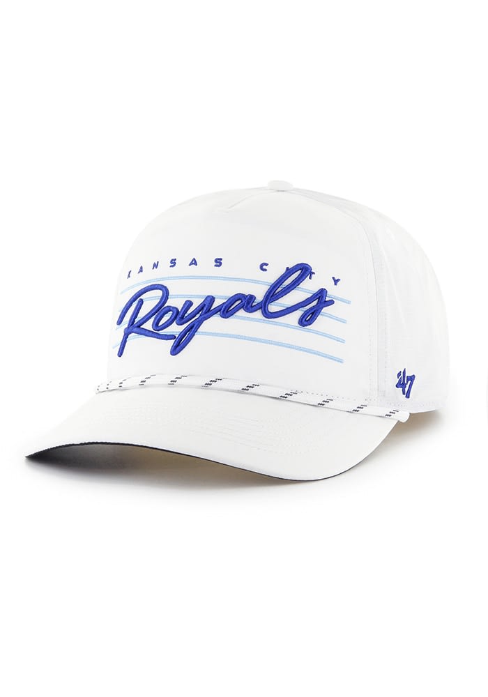 47 Kansas City Royals White Downburst Mesh Hitch Adjustable Hat - 48024302