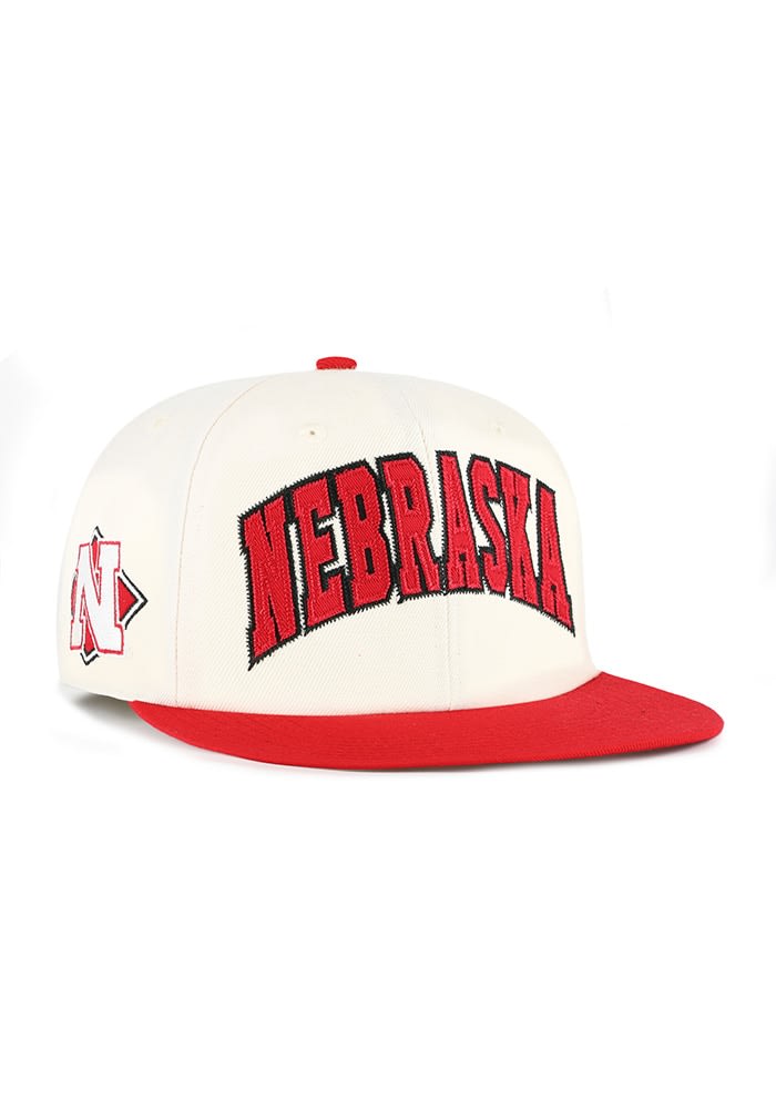 Nebraska Cornhuskers 47 TAN Off Hand Captain Snapback Hat - 48025272