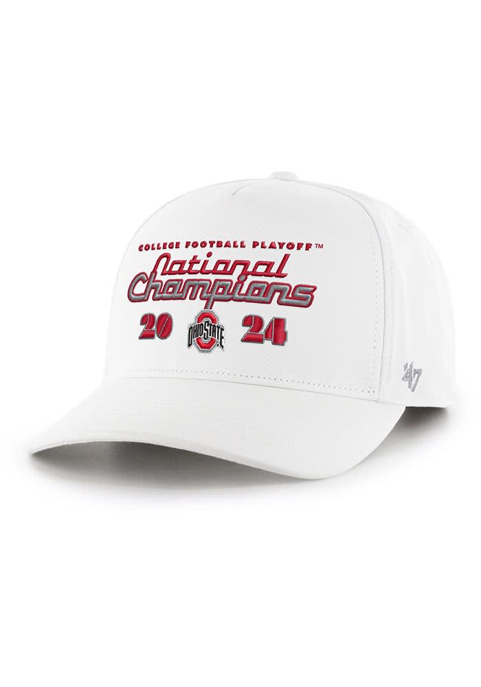 47 Ohio State Buckeyes White 2024 CFP National Champs Hitch Adjustable ...