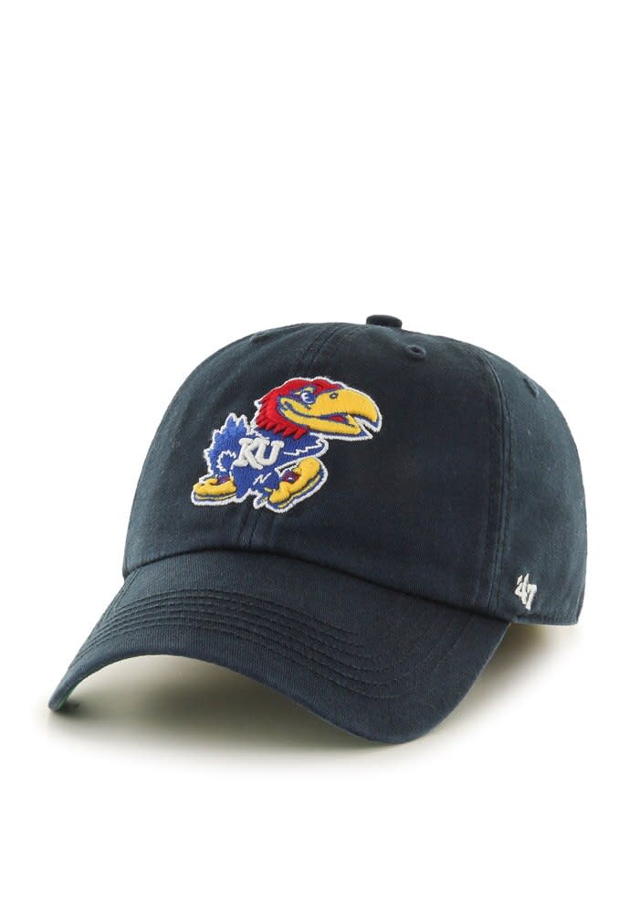 Kansas Jayhawks Mens `47 Franchise NAVY 47 Fitted Hat - 4805920