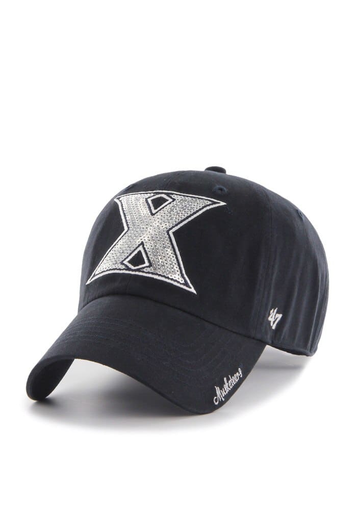 Xavier Musketeers 47 Womens Sparkle Clean Up Adjustable Hat - NAVY