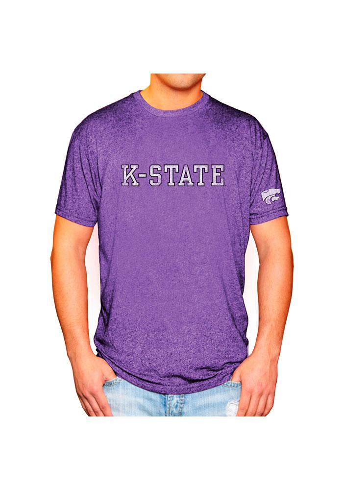 Original Retro Brand K-State Wildcats PURPLE State Short Sleeve Fashion ...