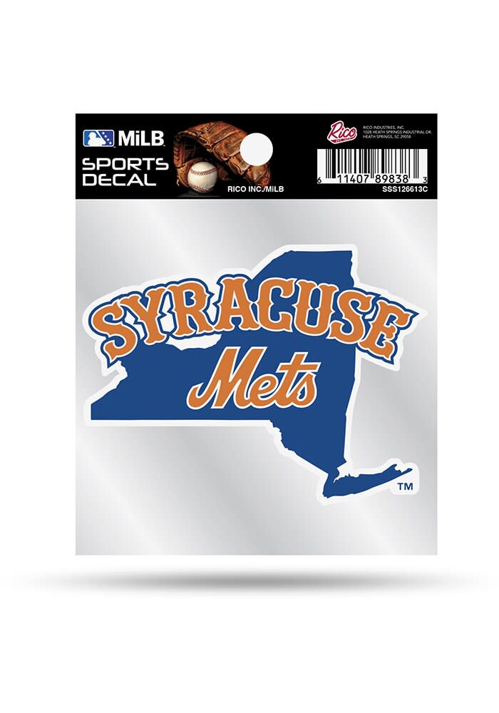 Syracuse Mets ORANGE 4x4 Auto Decal - 481141527