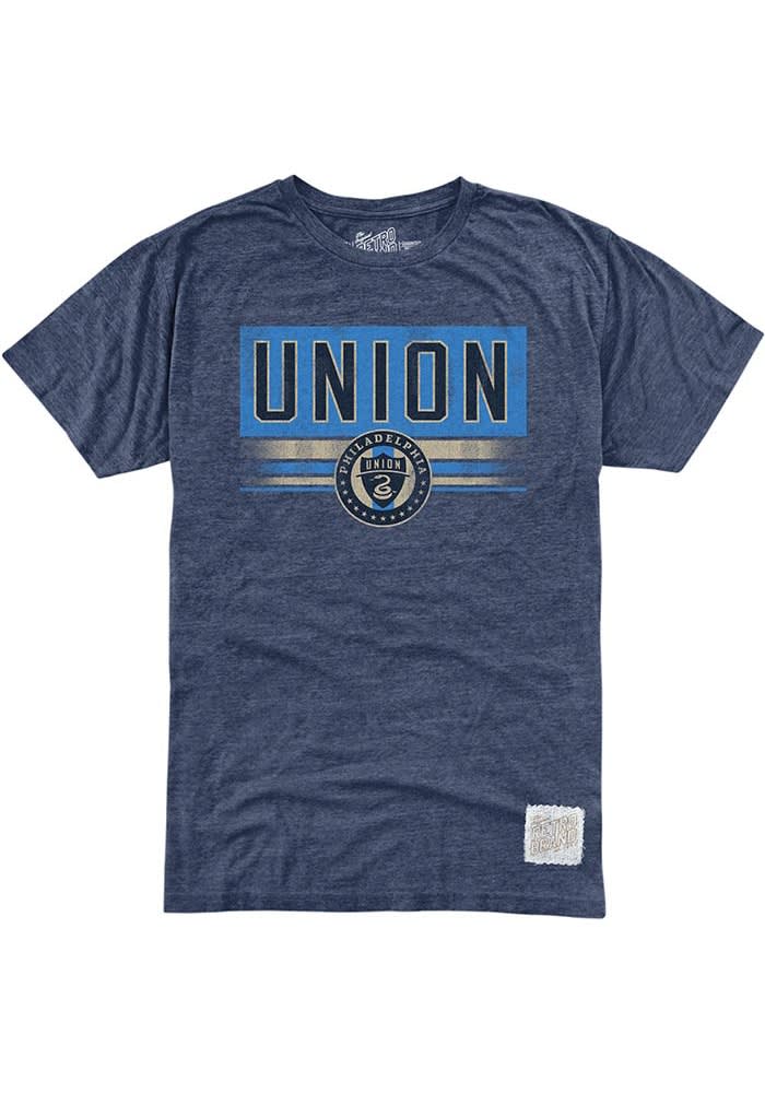 Original Retro Brand Philadelphia Union Youth NAVY Vintage Lines Short ...