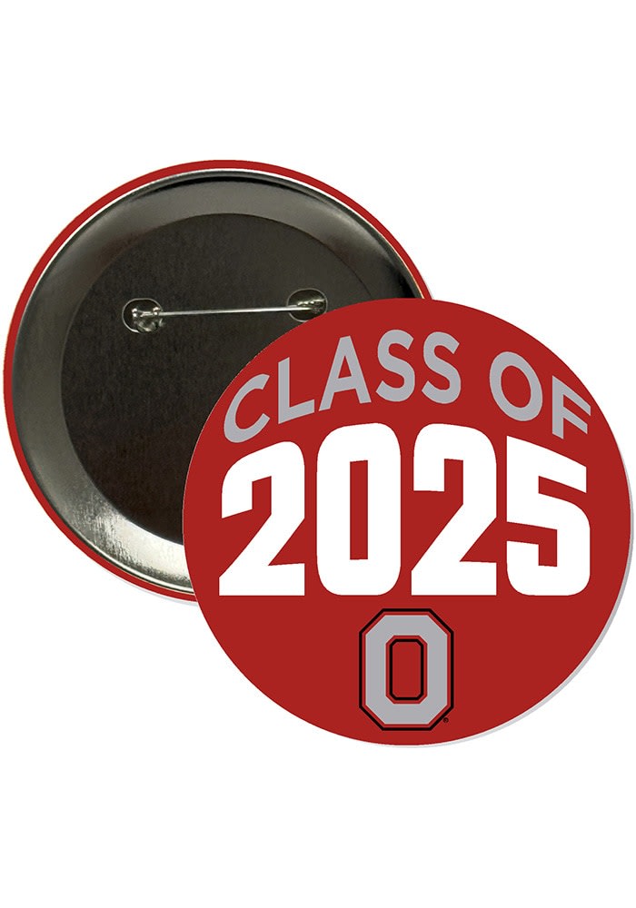 Ohio State Buckeyes Red 3" Class of 2025 Button - 48404637