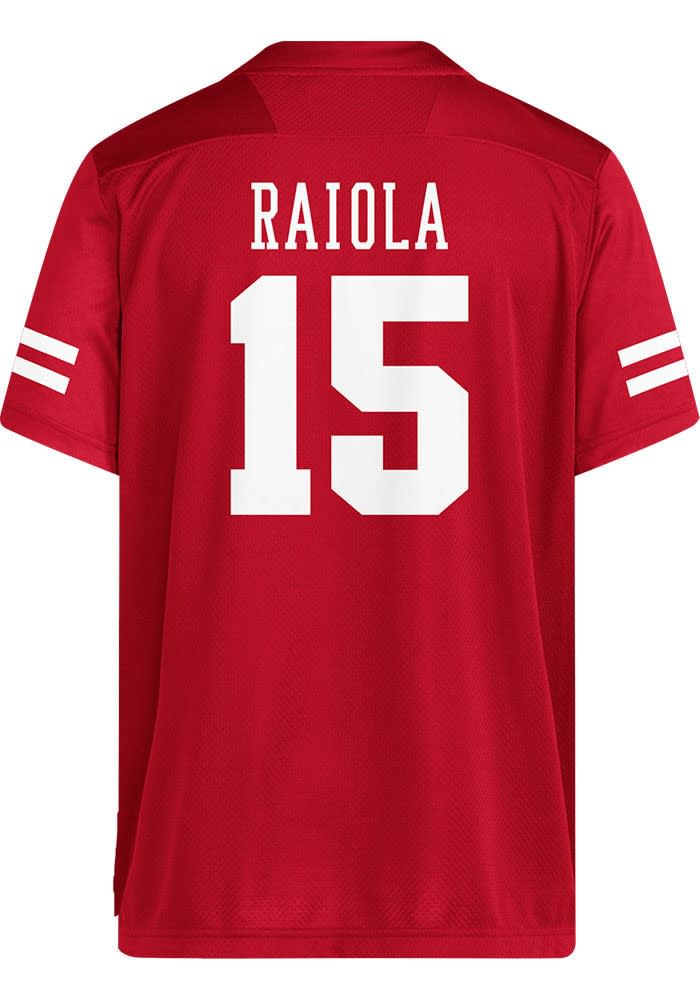 Adidas Mens RED Nebraska Cornhuskers Blank NIL Jersey - 4905981
