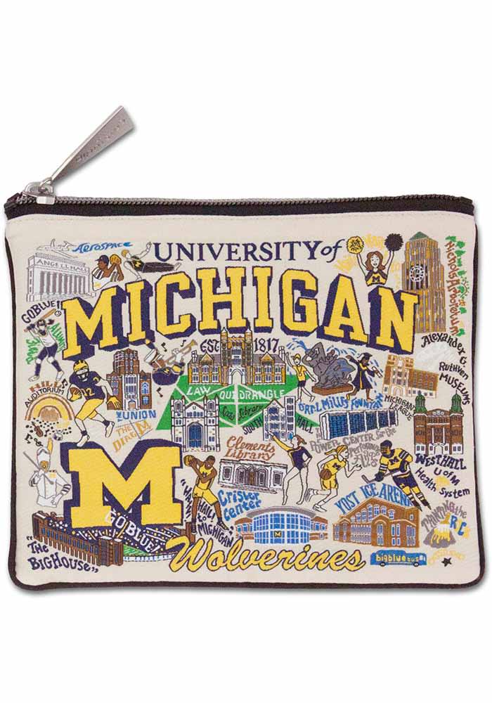 Michigan Wolverines YELLOW 7 in x 5.5 in Coin Purse - 4950131