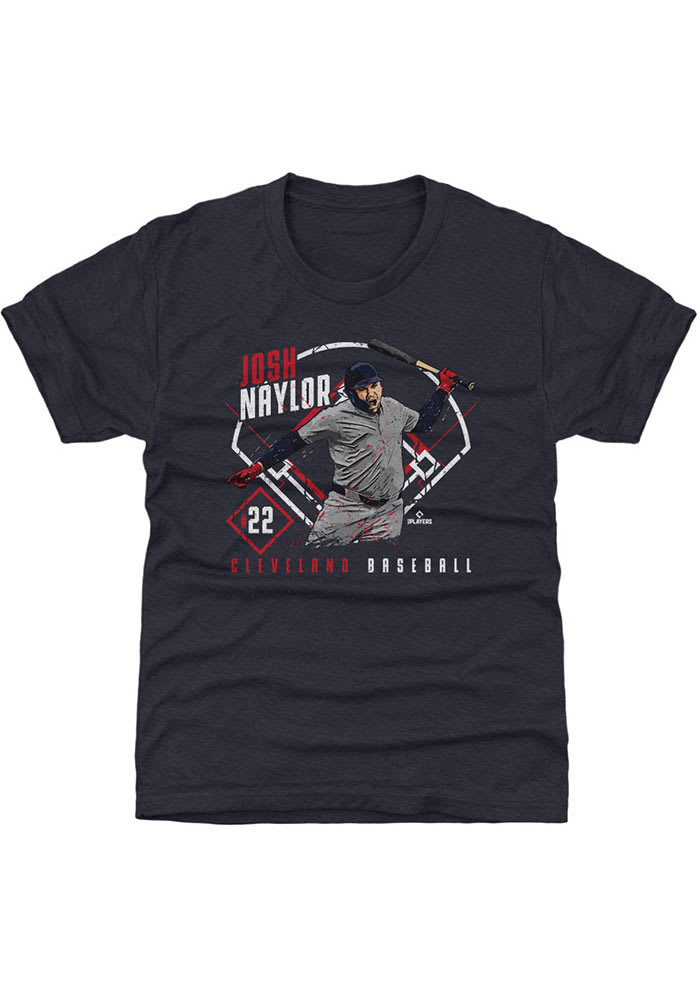 Josh Naylor Cleveland Guardians Youth NAVY Ballpark Short Sleeve Player ...