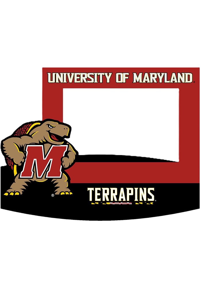 Maryland Terrapins Red 4x6 Standee Mascot Picture Frame - 5056613
