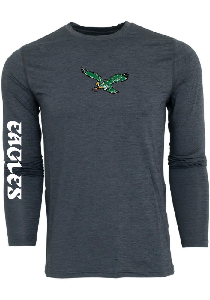 Greyson Philadelphia Eagles Mens BLACK Guide Sport Crew Sweatshirt ...