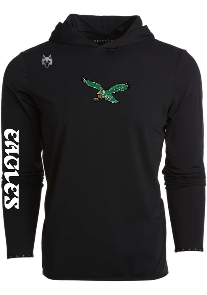 Greyson Philadelphia Eagles Mens BLACK Colorado Hoodie - 51030142