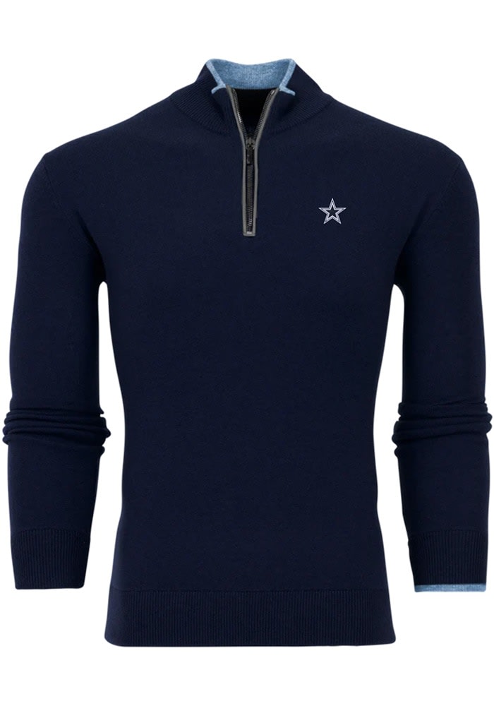 Greyson Dallas Cowboys Mens NAVY Sebonack Pullover - 51030350