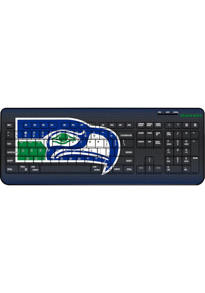 Seattle Seahawks BLACK Historic Linen Wireless Keyboard - 51182894