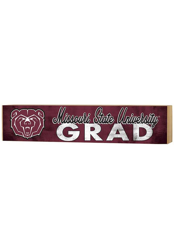 KH Sports Fan Missouri State Bears MAROON Grad graduation graphic Sign ...