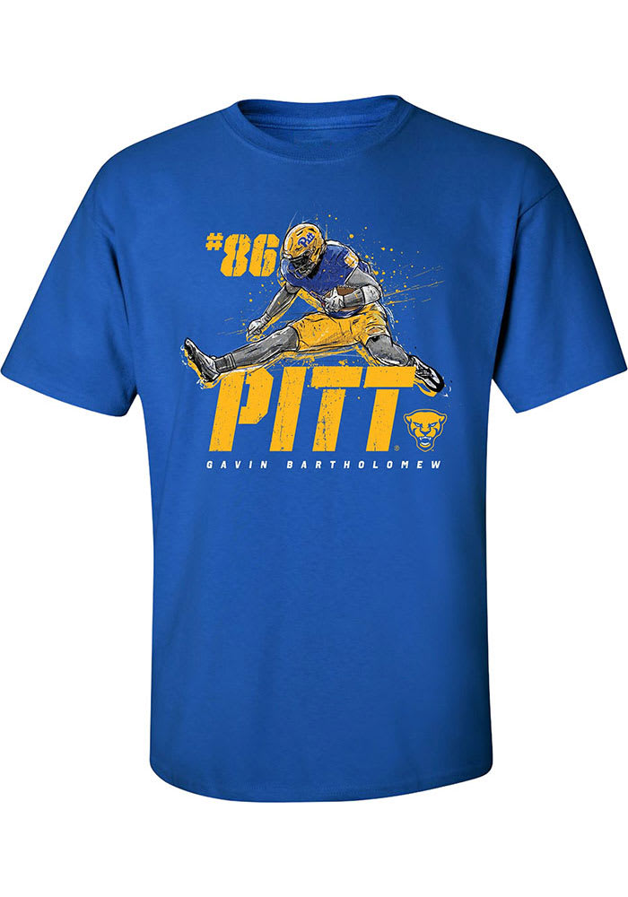 Gavin Bartholomew Mens BLUE Pitt Panthers Gaven Bartholomew 86 Football ...