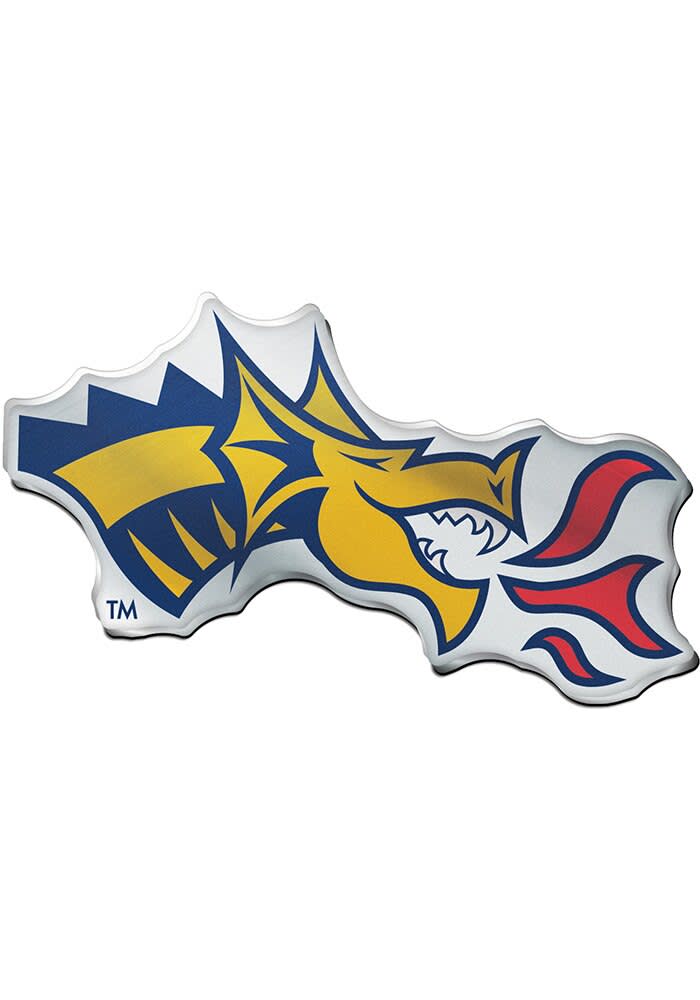 Drexel Dragons NAVY Laser Cut Metallic Mascot Car Emblem - 5221924