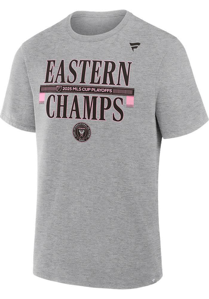 Inter Miami CF ATHLETICGREY 2025 Conference Champs Locker Room Short ...