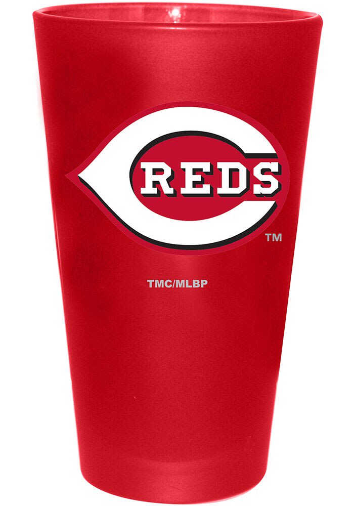 Cincinnati Reds 16OZ Color Frosted Pint Glass - RED