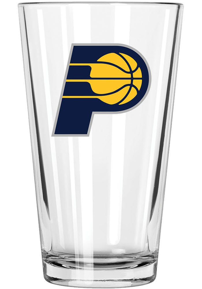 Indiana Pacers 17oz Color Logo Mixing Pint Glass - WHITE