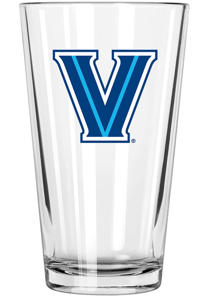 Villanova Wildcats WHITE 17oz Color Logo Mixing Pint Glass - 5240417