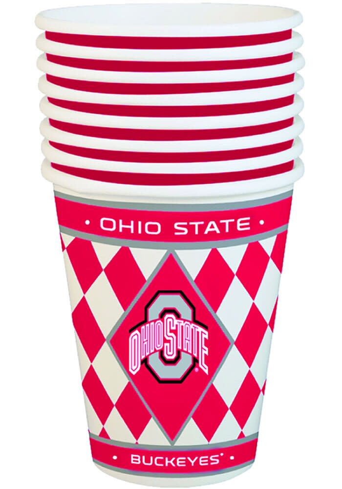 Ohio State Buckeyes Red 8-Pack Disposable Cups - 5240965