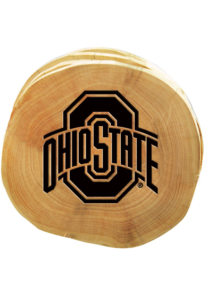 Ohio State Buckeyes TAN Wood Coaster Coaster - 5241009