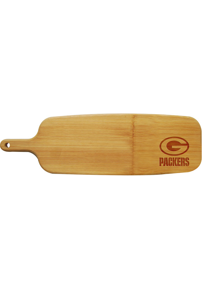 Green Bay Packers BROWN Bamboo Paddle Cutting Board - 52410375