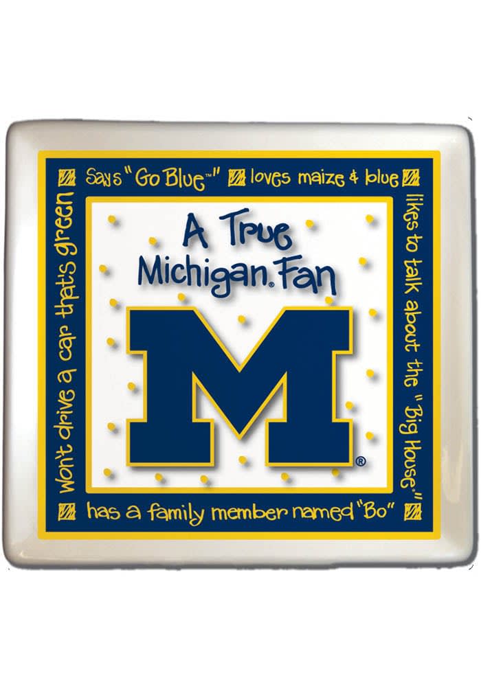 Michigan Wolverines BLUE Ceramic Plate - 5241053