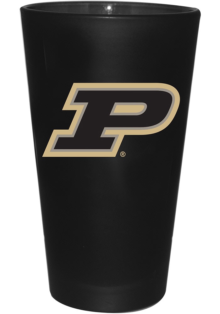 Purdue Boilermakers BLACK 16 oz Color Frosted Pint Glass - 5241147