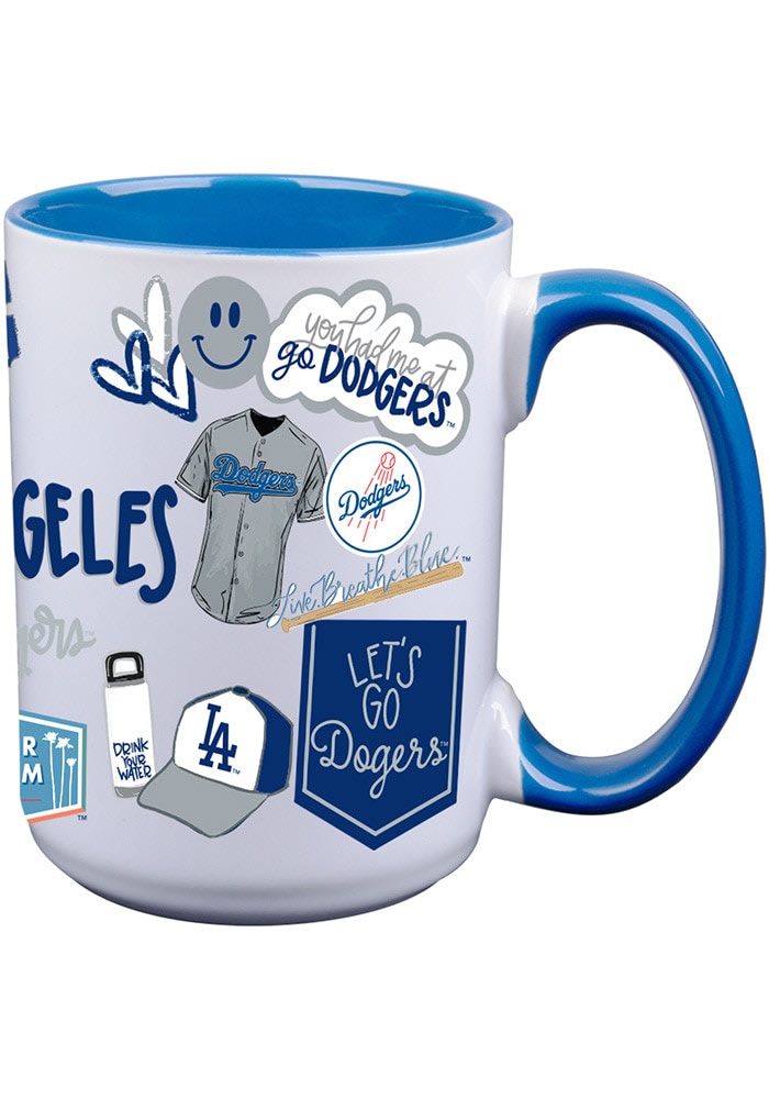 Los Angeles Dodgers ROYAL Inner Color Ceramic Mug - 52415122
