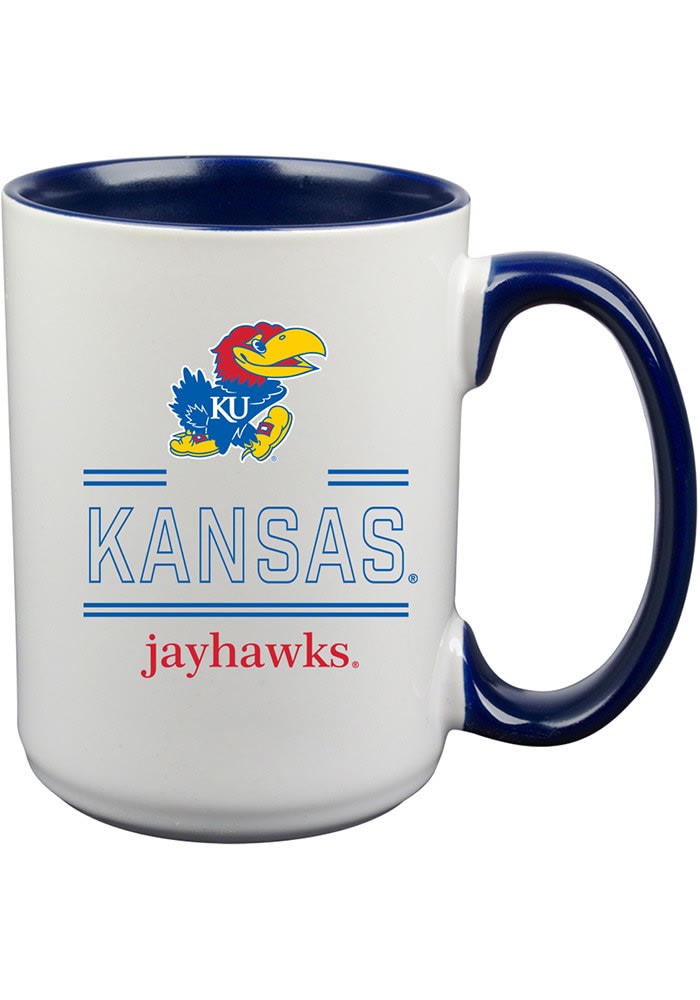 Kansas Jayhawks ROYAL Classic Crew Ceramic Mug - 52415481