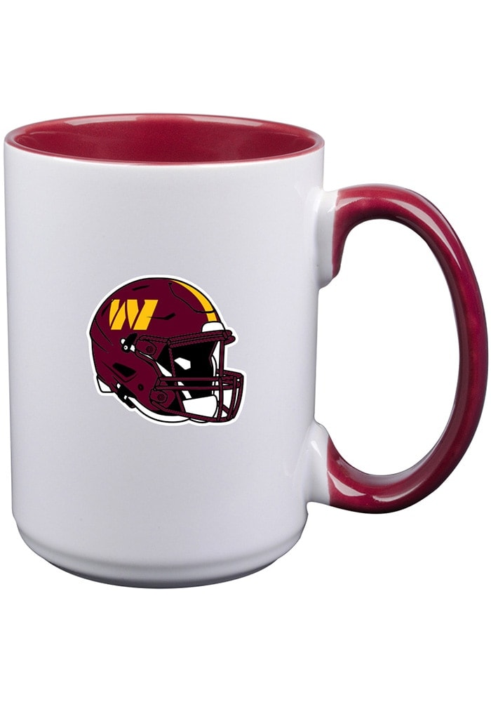 Washington Commanders MAROON Helmet Ceramic Mug - 52415804