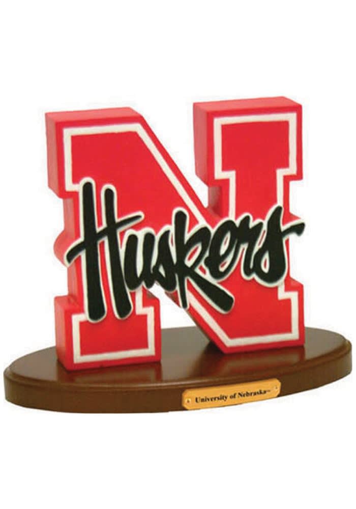 Nebraska Cornhuskers Red Team Logo Figurine